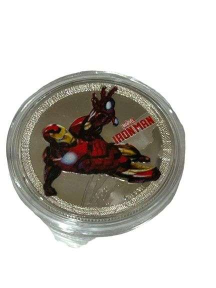Avengers Iron Man Disney Marvel Fantasy Silver Token - Trice Auctions
