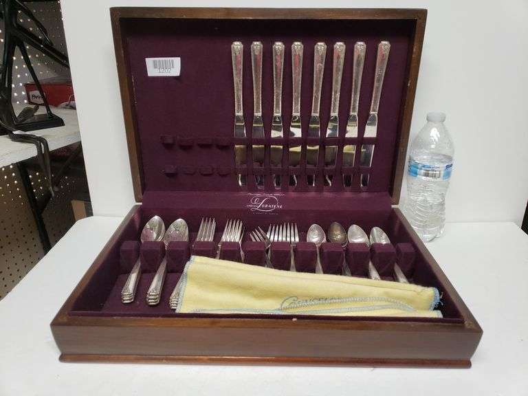 Prestige Plate Flatware Chest And Flatware - Trice Auctions