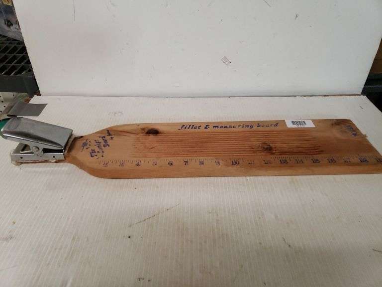 Fillet & Measuring Board - Trice Auctions