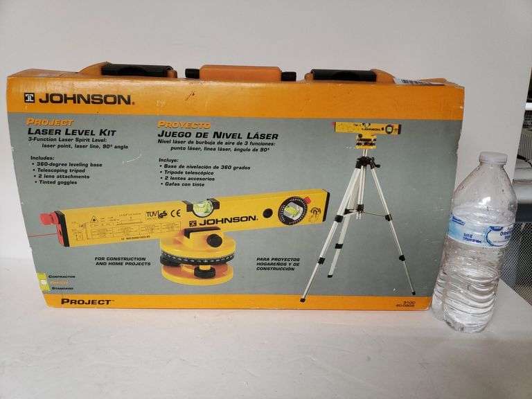 Johnson Project Laser Level Kit - Trice Auctions