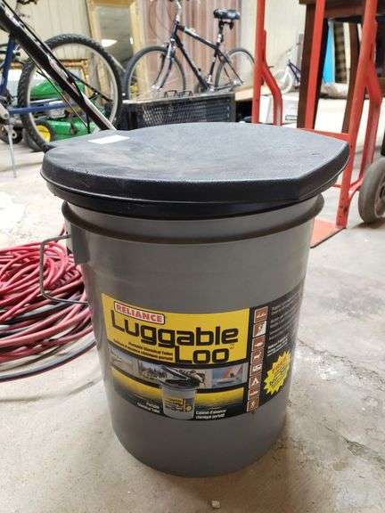 Covered Bucket Toilet - Trice Auctions