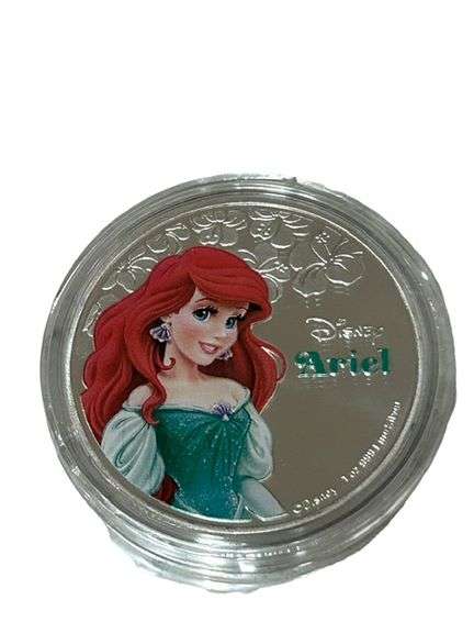 Disney Ariel Princess Fantasy Silver Token - Trice Auctions