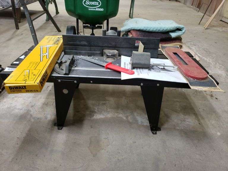 Craftsman Router Table, Table Saw Insert, Extension Kit - Trice Auctions