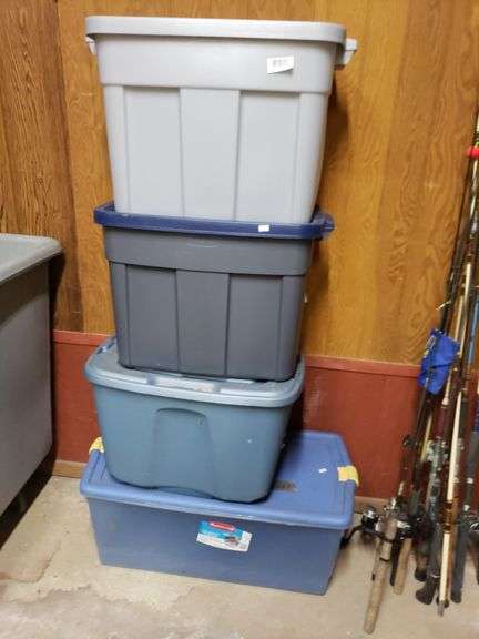 Storage Totes(4) - Trice Auctions