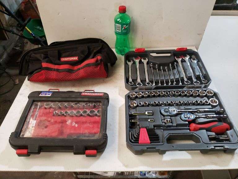 Crescent Tool Kit , Craftsman Bag And Partial Craftsman Set - Trice Auctions