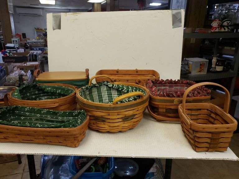 Assortment Of Longaberger Baskets - Trice Auctions