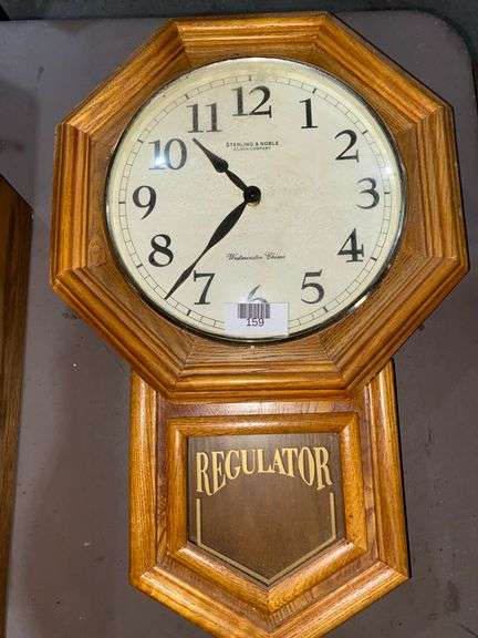 Westminster Chime Wall Clock - Trice Auctions