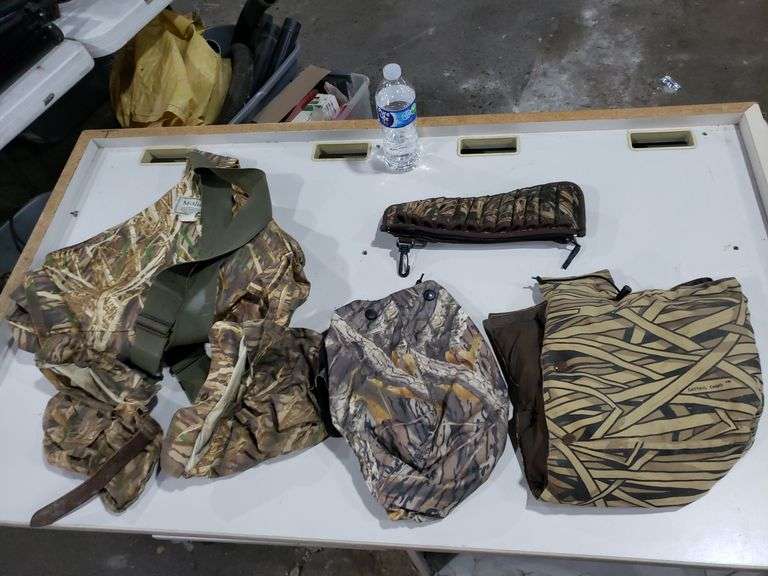 Camo Shotgun Shell Holder , Vest , And Hoods - Trice Auctions