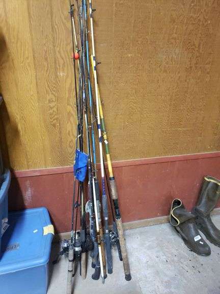 Assorted Fishing Rods, Some Reels - Trice Auctions