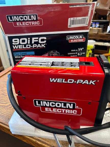 Lincoln Electric 90i FC Weld Pak - Like New in Box - Trice Auctions