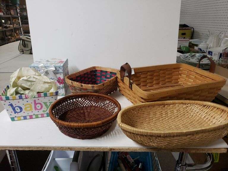 Decorative Boxes, Baskets - Trice Auctions