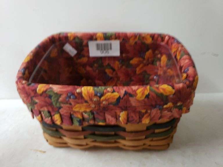 Longaberger Fall Inspired Basket - Trice Auctions