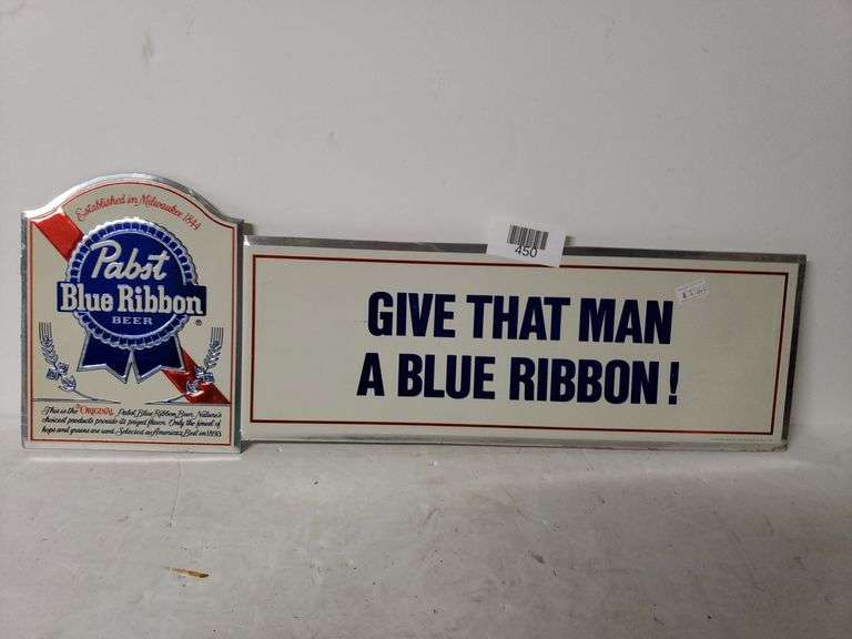 Pabst Blue Ribbon Sign - Trice Auctions