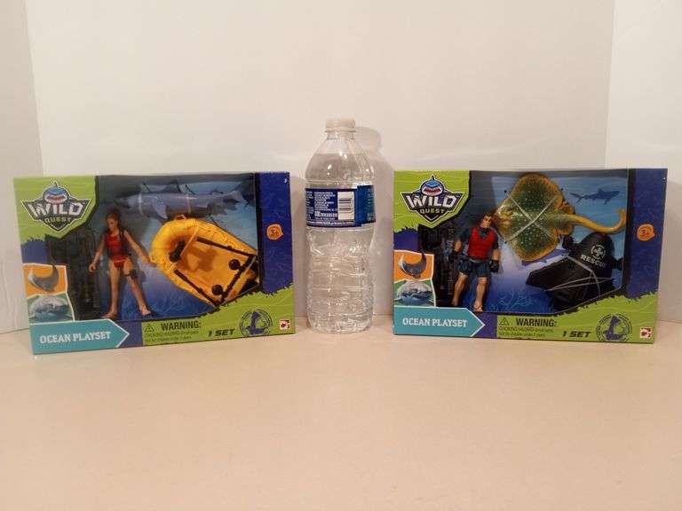 2 NEW Assorted Wild Quest Ocean Playsets - Trice Auctions