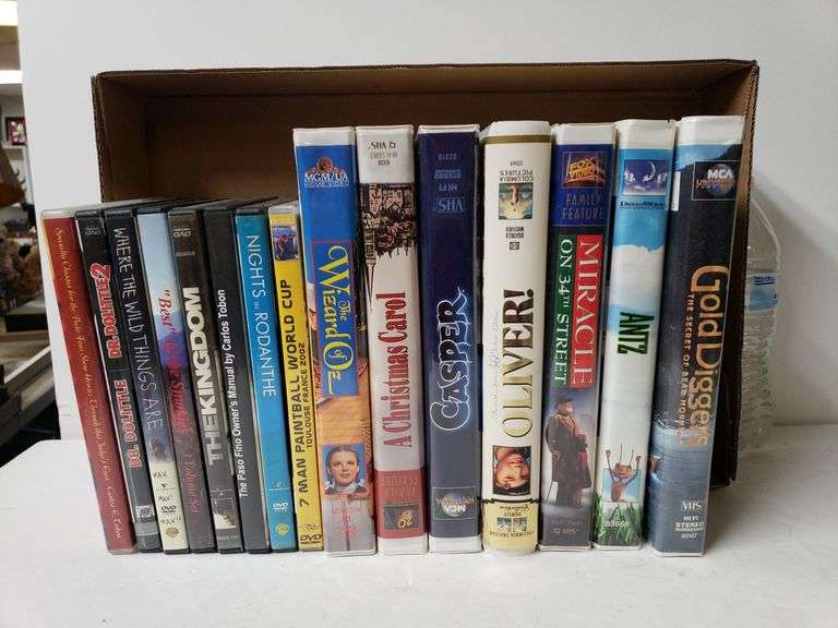 VHS Tapes And DVDs - Trice Auctions