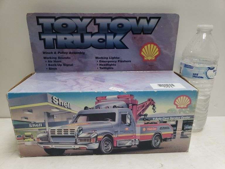 Shell Toy Truck Tow In Box - Trice Auctions