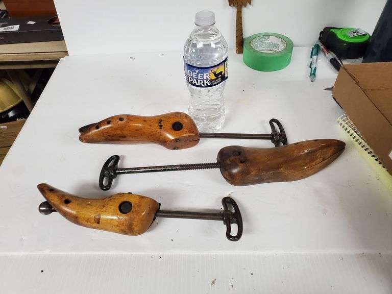 Vintage Shoe Trees (3) - Trice Auctions