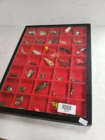 Shadow Box Of Lures - Trice Auctions