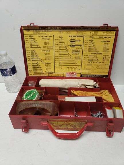 Hilti Fastening System Piston Drive Tool Set - Trice Auctions