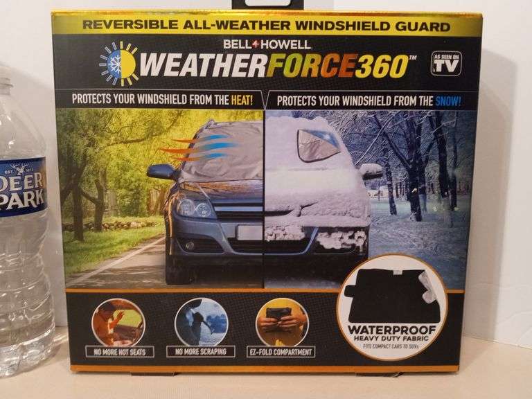 2 NEW Bell & Howell Weather Force 360 Reversible All-Weather Windshield ...
