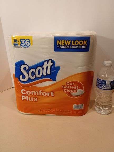 NEW Scott Comfort Plus 18 Double Rolls Toilet Tissue - Trice Auctions