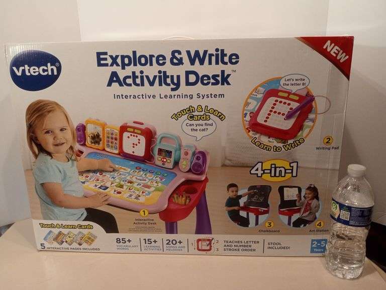 New In Box - vtech Explore & Write Activity Desk - Trice Auctions