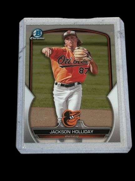 Jackson Holliday Rookie Card Chrome - Trice Auctions