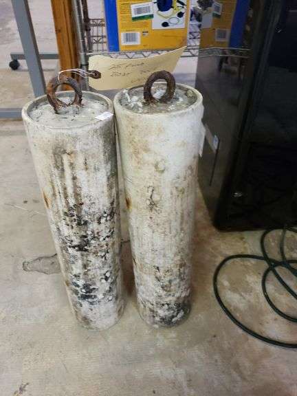 25 Pound Boat Dock Weights - Trice Auctions