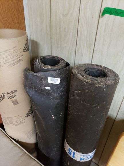 Roofing Paper, Concrete Form tube - Trice Auctions