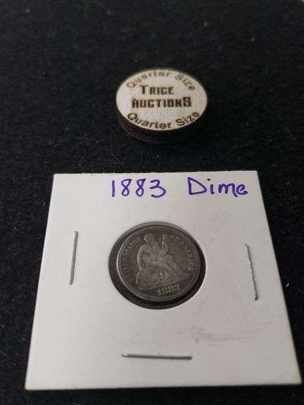 1883 Seated Liberty Dime - Trice Auctions