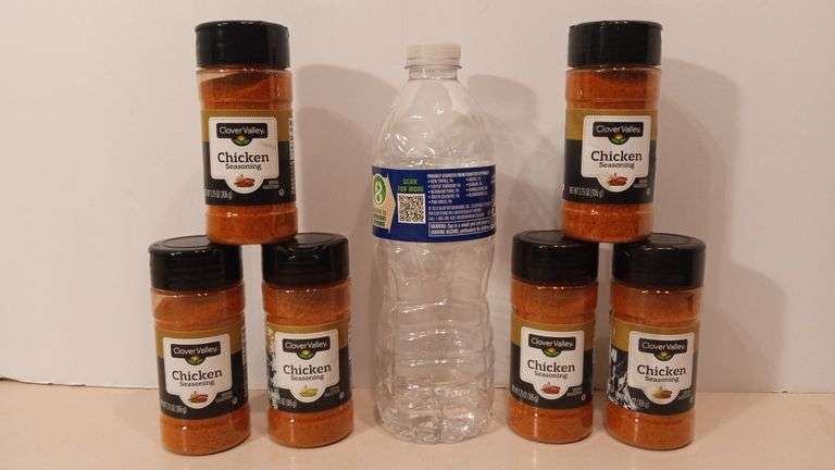 Six NEW 3.75 oz. Containers Clover Valley Chicken Seasoning (exp. 4/23 ...