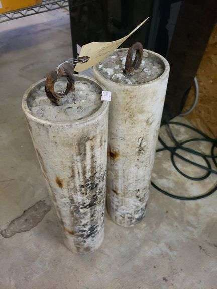 25 Pound Boat Dock Weights - Trice Auctions