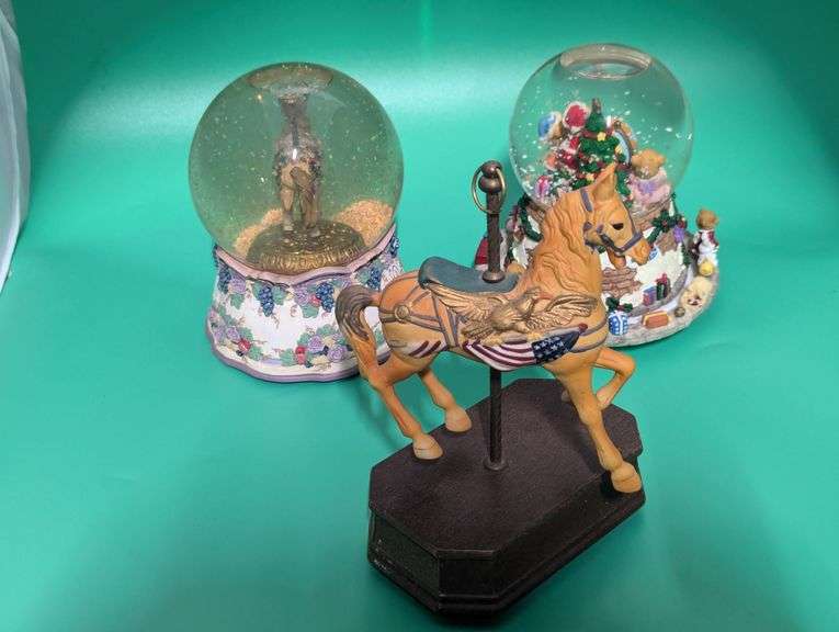 Musical Water Globe and Merry-Go-Round {work} - Trice Auctions