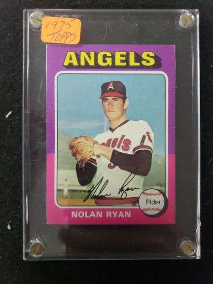 1975 Topps Nolan Ryan Angels Baseball Card - Trice Auctions