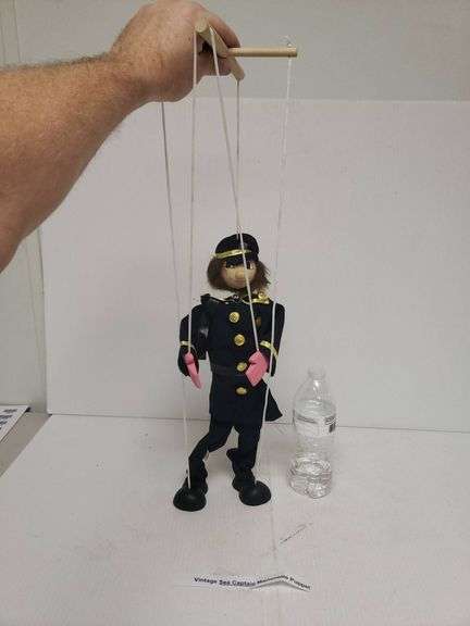 Vintage Sea Captain Marionette Puppet - Trice Auctions