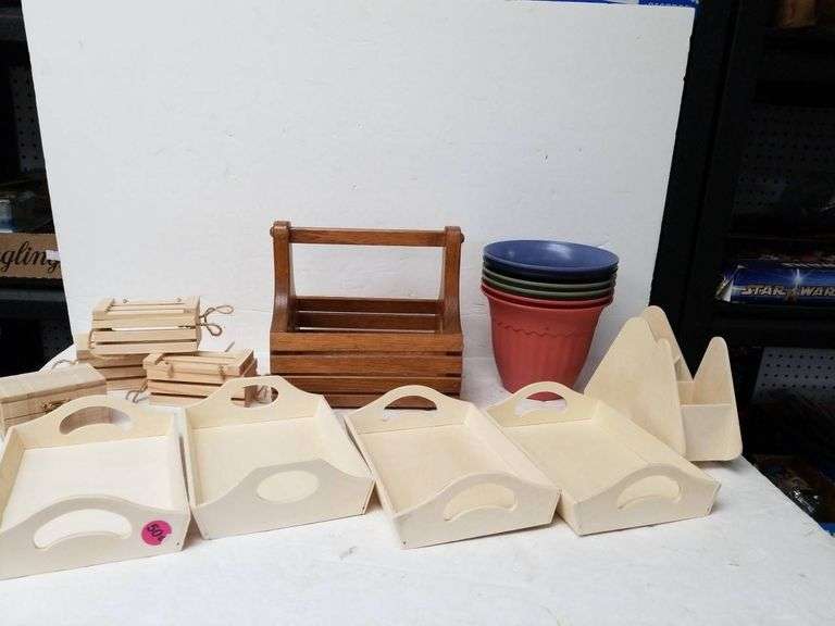 Assorted Craft and Storage Items - Trice Auctions