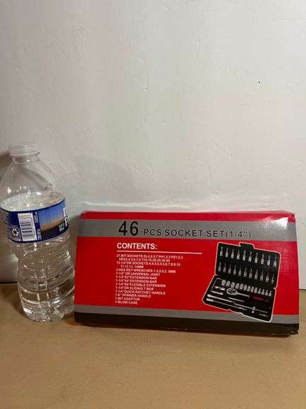 NEW 46 Piece Socket Set (1/4”) - Trice Auctions