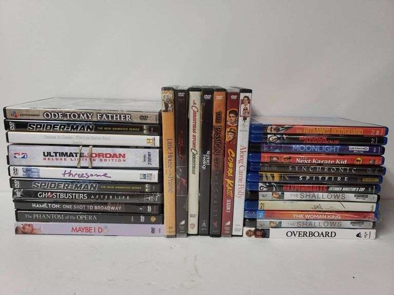 Lot of 17 DVDs and 12 Blu-rays, Various Titles - Trice Auctions