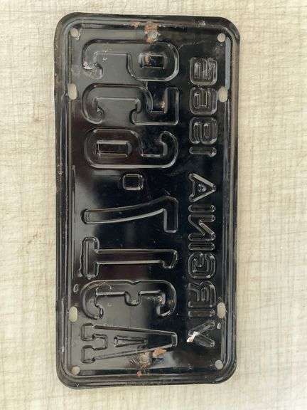 1966 Virginia License Plate - Trice Auctions