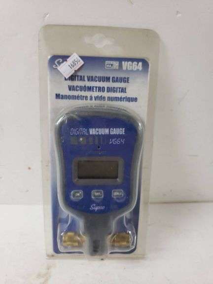 Supco VG64 Digital Vacuum Gauge in Original Packaging - Trice Auctions