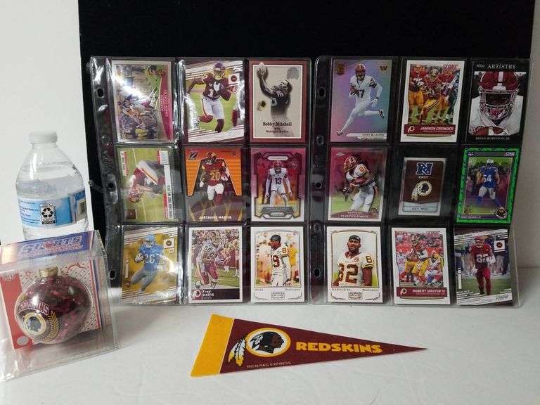 Washington Redskins Memorabilia Collection With Cards - Trice Auctions