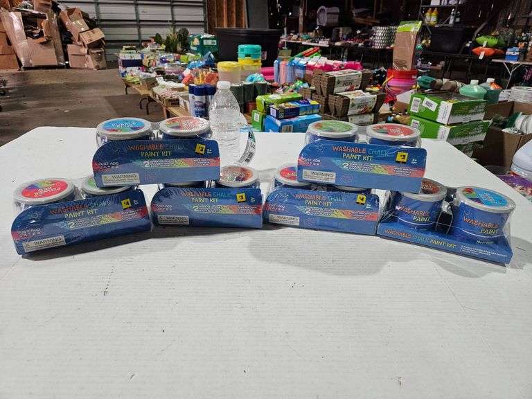 Lot of Washable Chalk Paint Kits with Multiple Units - Trice Auctions