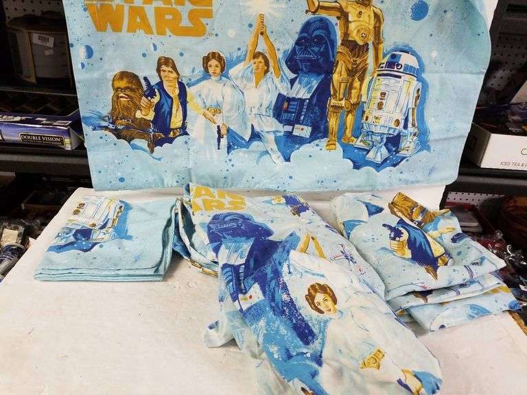 Possibly Full-Size Vintage Star Wars Bedding Set - Trice Auctions