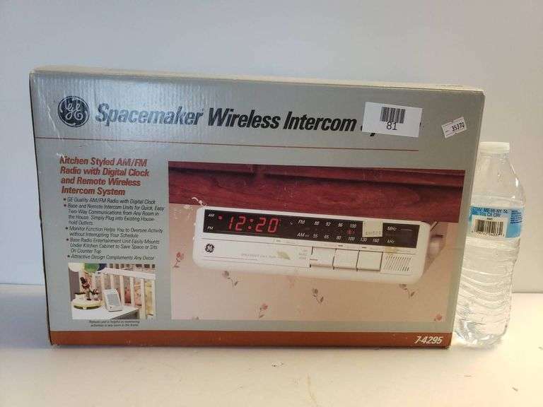 GE Spacemaker Wireless Intercom System with AM/FM Radio and Digital ...