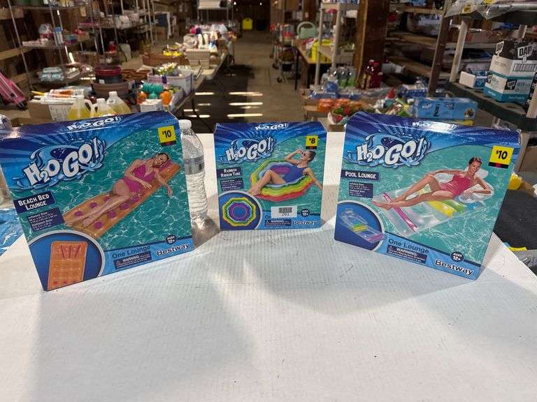H2O GO! Pool Floats and Tube Lot of 3 - Trice Auctions