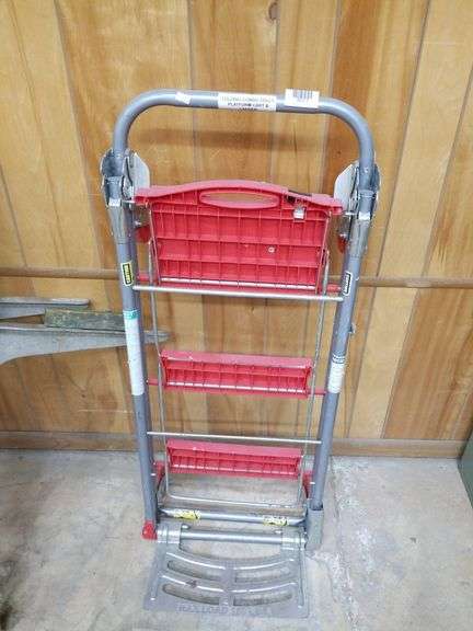 Folding Combo Dolly, Platform Cart & Ladder - Trice Auctions
