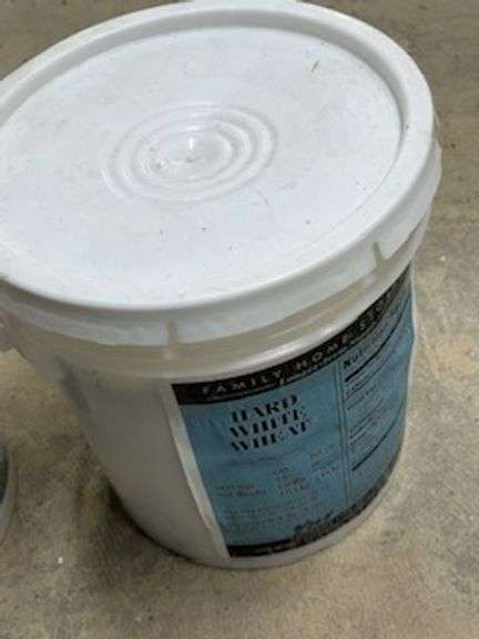 Long Term Food Storage - Bucket Freeze Dried Wheat - Trice Auctions
