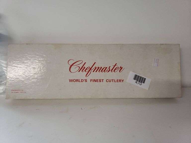 Chefmaster Kitchen Delite Stainless Steel Knife Set - Trice Auctions