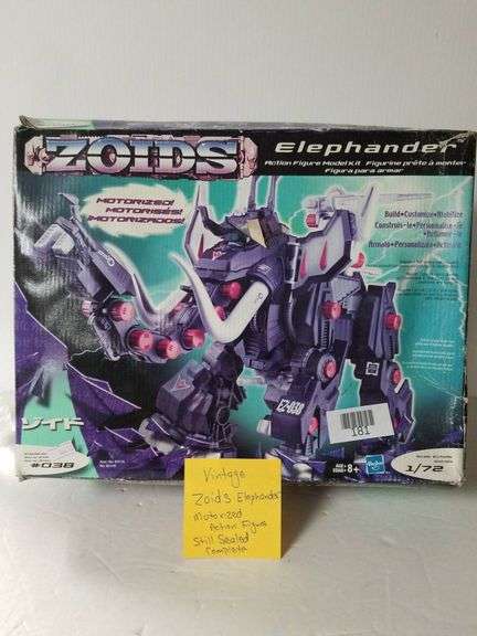 Vintage Zoids Elephander Motorized Model Kit 1/72 - Trice Auctions