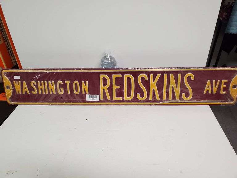 3-Foot Long Heavy Metal Washington Redskins Ave Street Sign - Trice ...